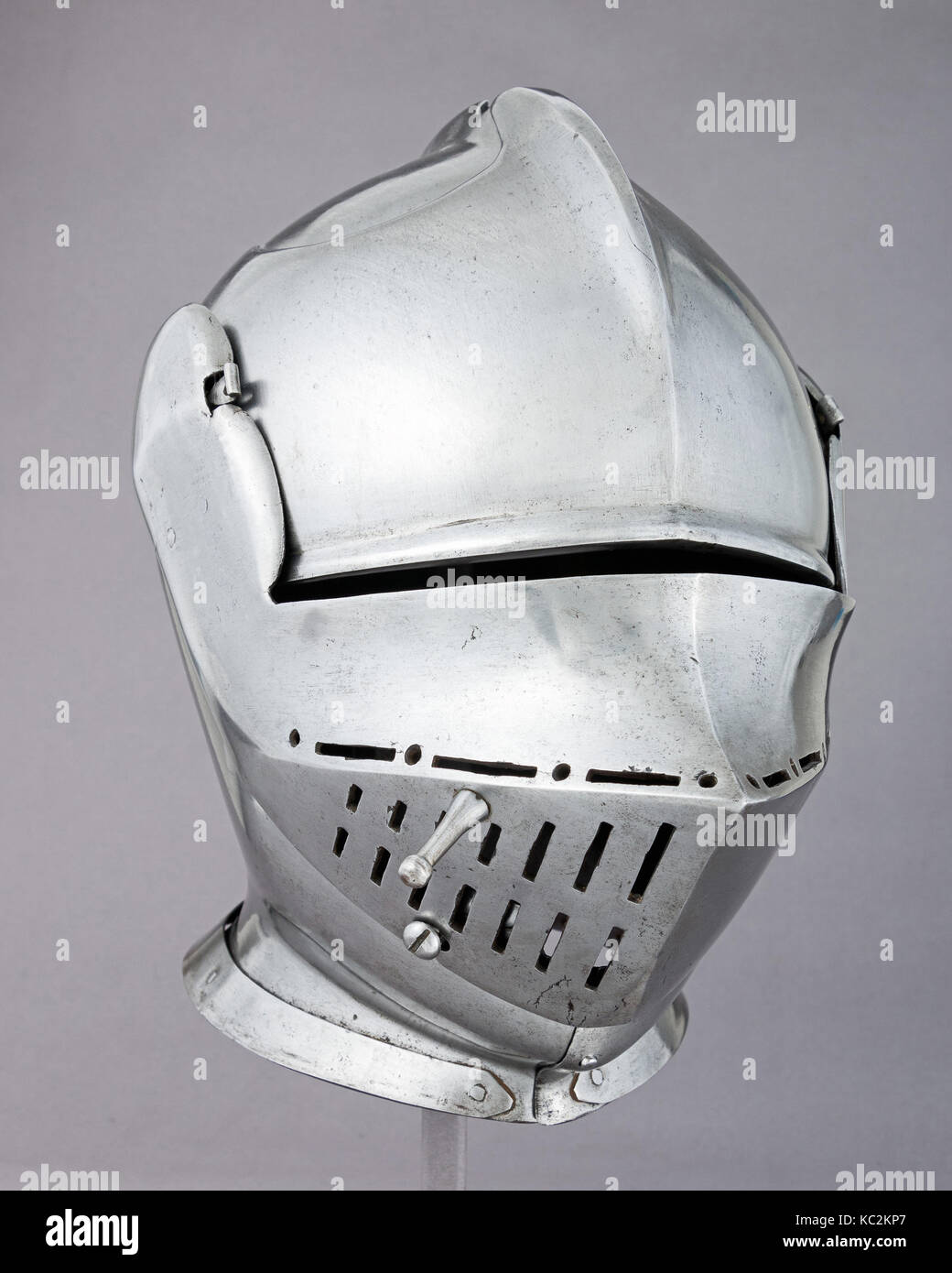 English Type Steel Armet Helmet