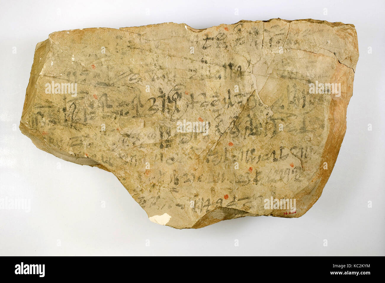 Hieratic ostracon, New Kingdom, Ramesside, Dynasty 19–20, ca. 1295–1070 ...