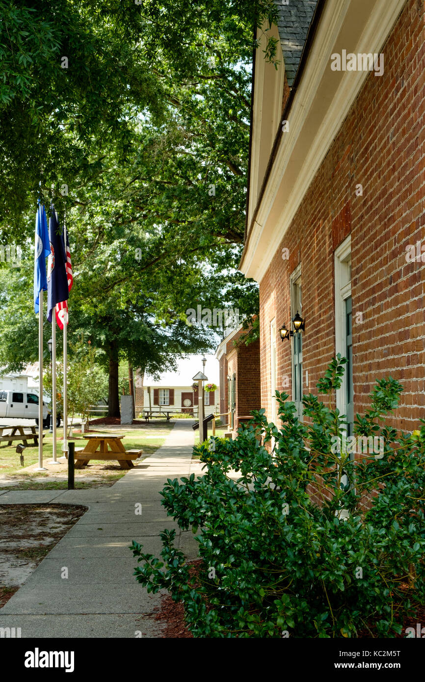 Mathews County Courthouse, Courthouse Square, Mathews, Virginia Stock ...