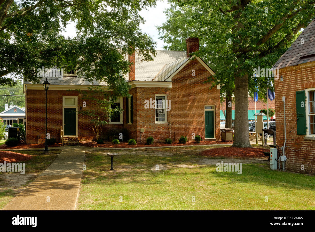 Mathews County Courthouse, Courthouse Square, Mathews, Virginia Stock ...