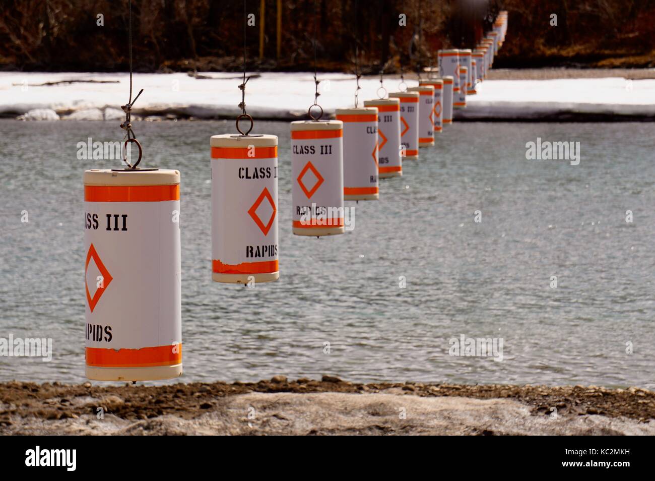 Warning markers hi-res stock photography and images - Alamy