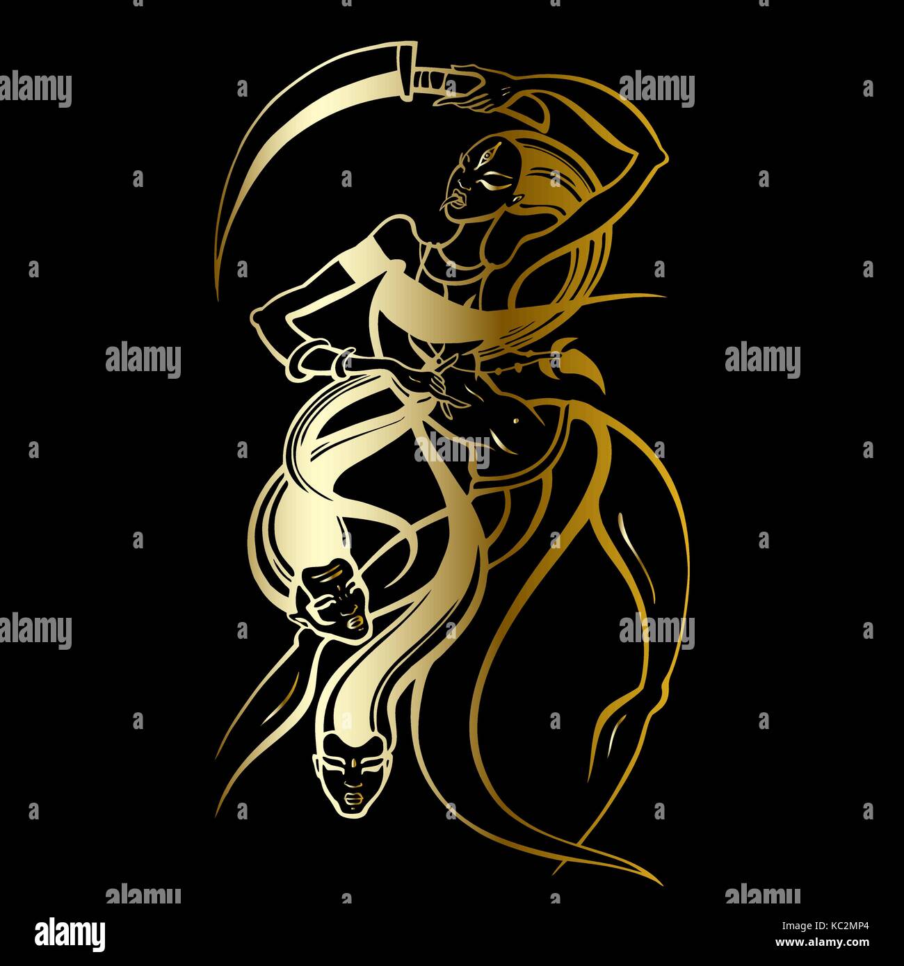 Hindu goddess of destruction hi-res stock photography and images - Alamy