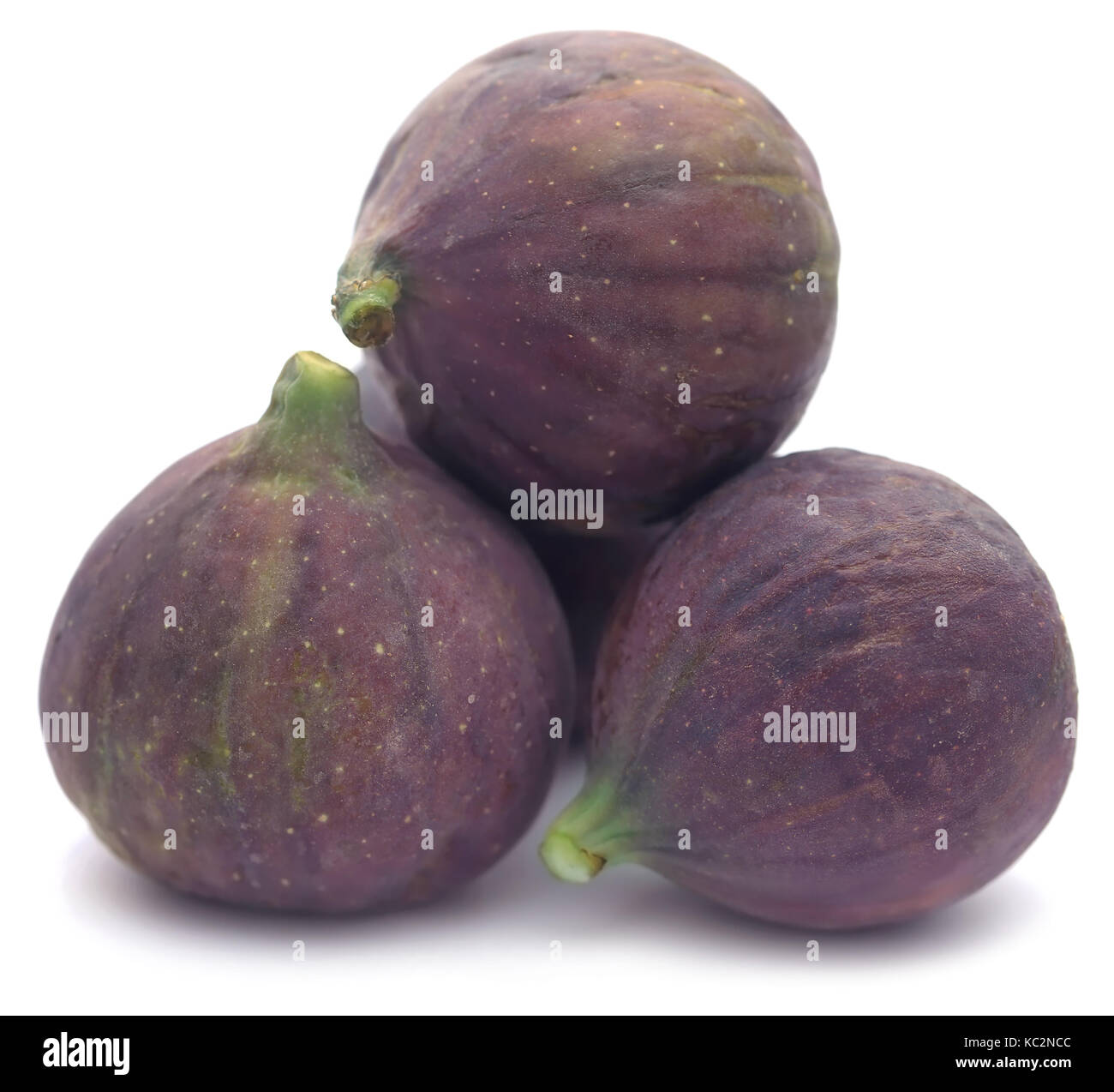 Fresh organic common figs over white background Stock Photo - Alamy