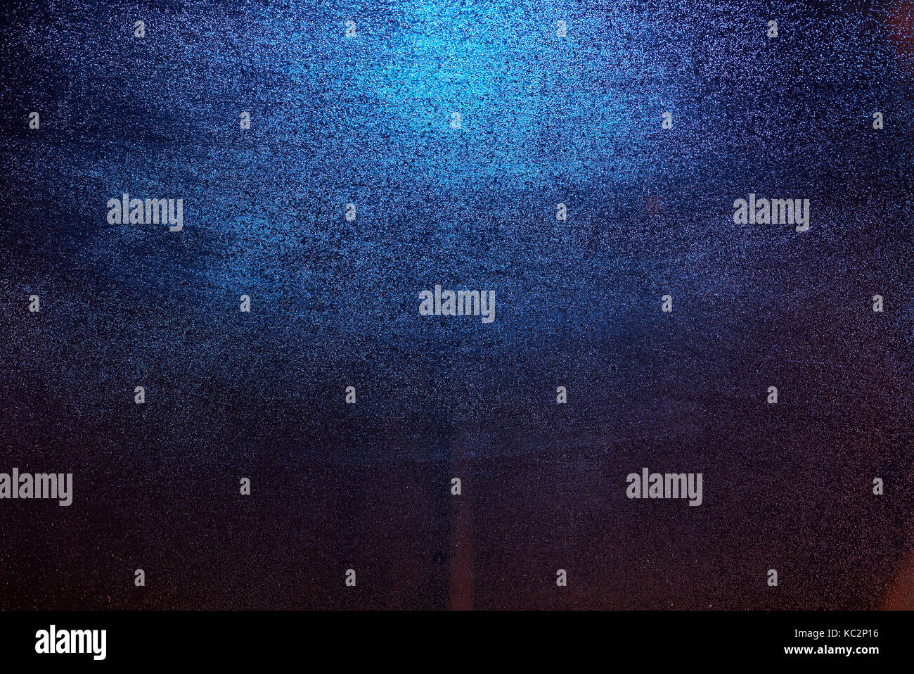 Winter abstract frozen window glass texture background. Closeup of wet ...