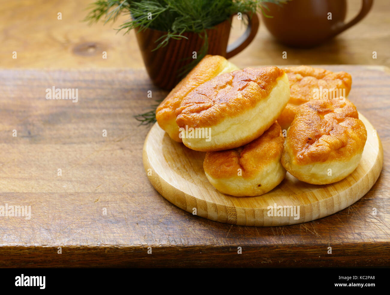 homemade fried patties, rustic style Stock Photo - Alamy