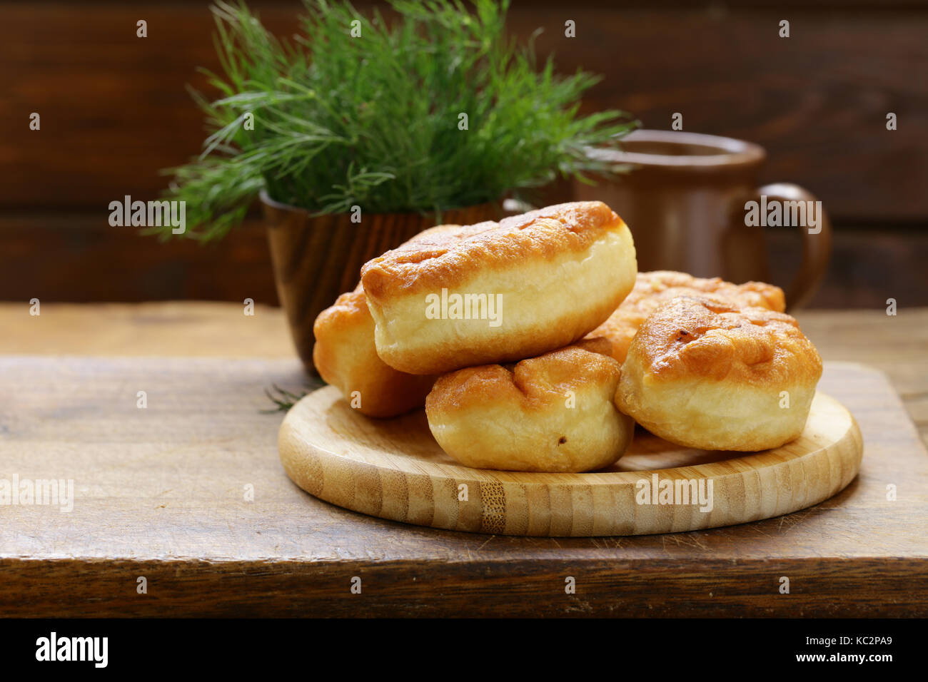 homemade fried patties, rustic style Stock Photo - Alamy