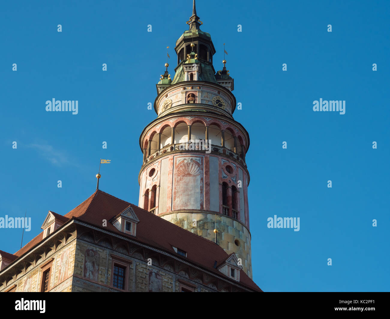 Cesky Krumlov castle (Krumau castle), UNESCO World Heritage Site, Czech ...