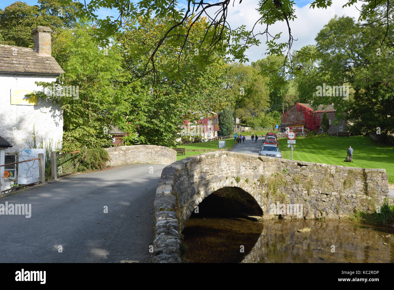 The village of Malham, Yorkshire Dales National park Stock Photo - Alamy