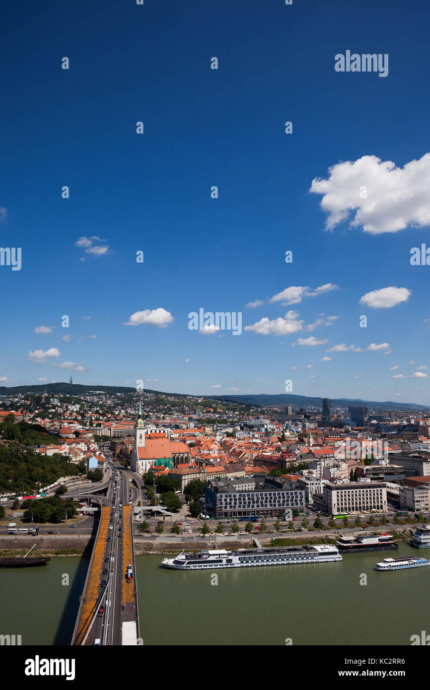Aerial view bratislava slovakia historic hi-res stock photography and ...