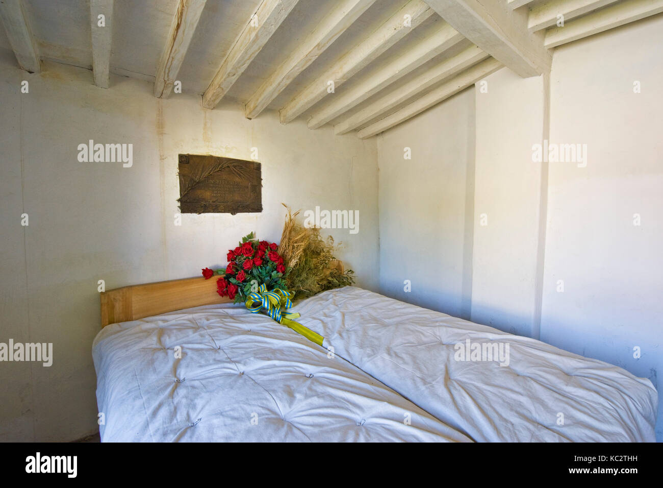 Giuseppe Verdi's house, Roncole Verdi, province of Parma, Italy Stock ...