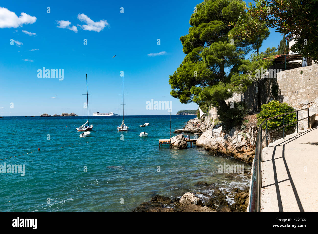 Lapad Bay Dubrovnik Stock Photo - Alamy