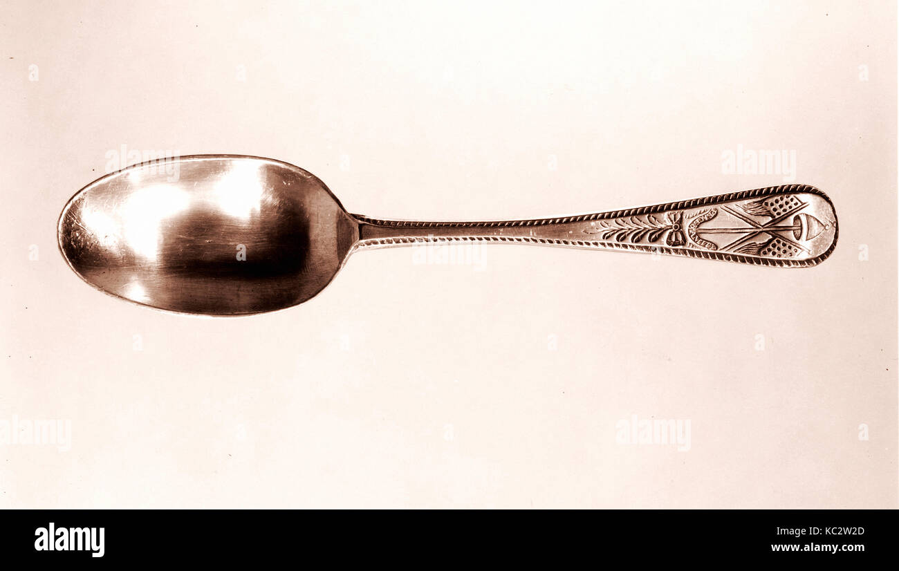 Spoon, 1787–1811, Made in New York, New York, United States, American ...