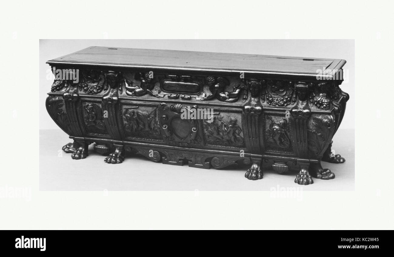 Marriage chest (cassone) (one of a pair), third quarter 16th century ...