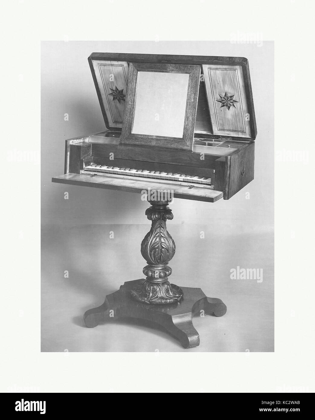 Square "Work Box" Piano, first quarter 19th century Stock Photo - Alamy