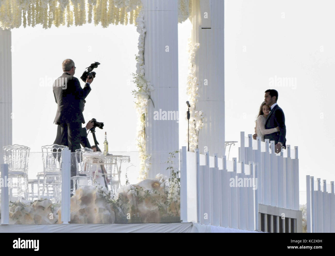 The wedding of billionaire property mogul Jeff Sutton's daughter Renee ...