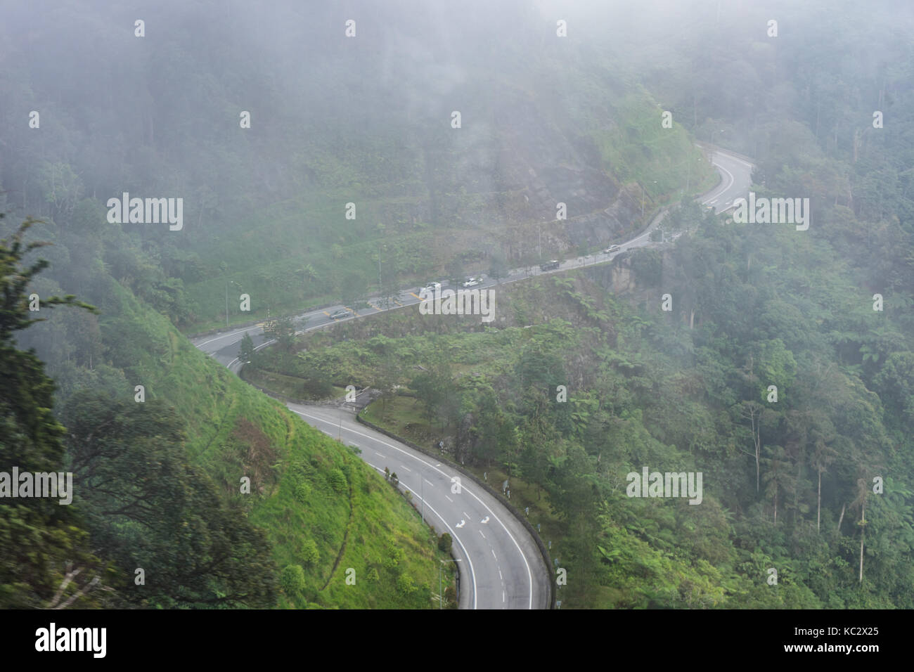 Road in hill to genting highland, Malaysia Stock Photo - Alamy
