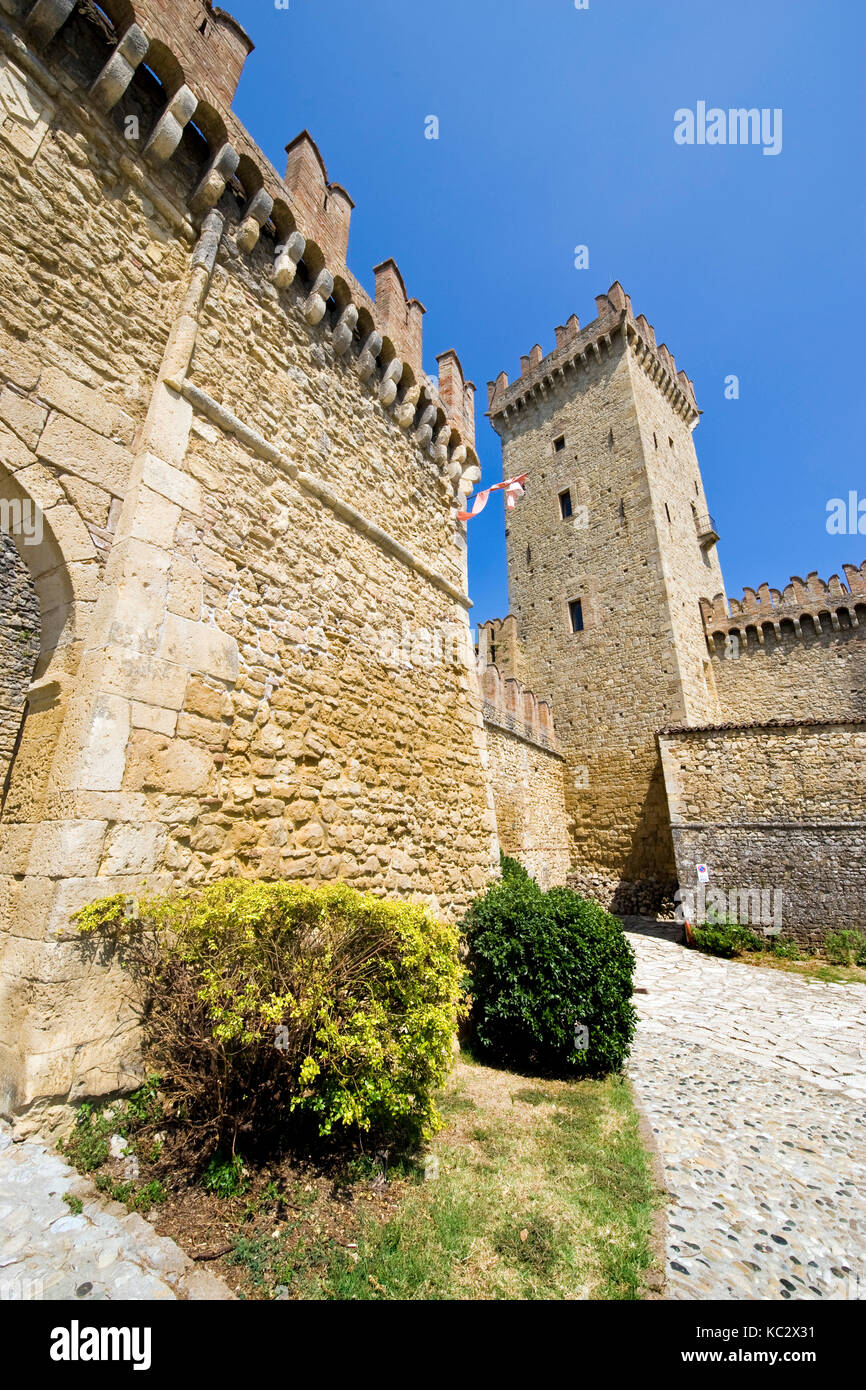 Castle of the Duchy of Parma and Piacenza, Vigoleno, Emilia Romagna ...