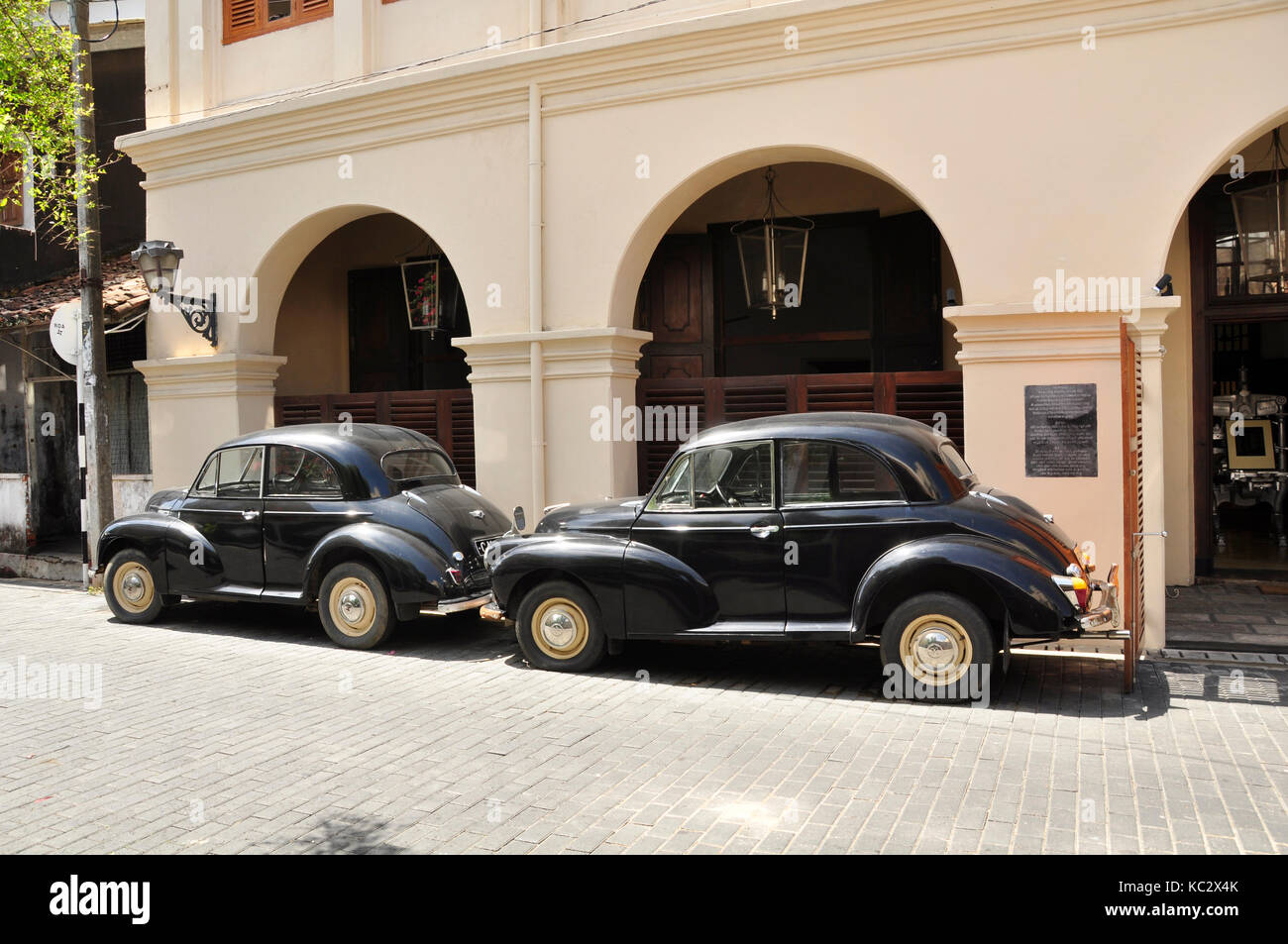 1950’s era British saloon cars, found here in Sri Lanka Stock Photo - Alamy