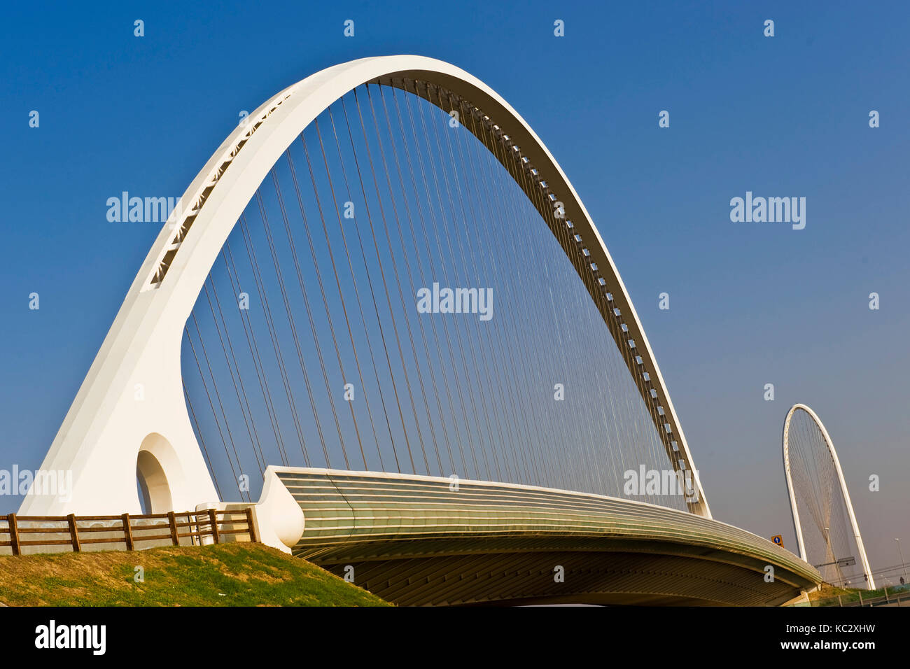 Calatrava bridge, Reggio Emilia, Italy Stock Photo - Alamy