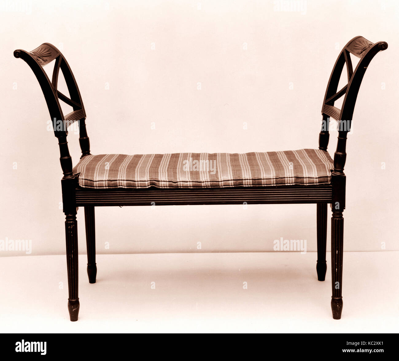 Window stool, Attributed to the Workshop of Duncan Phyfe, 1805–15 Stock ...