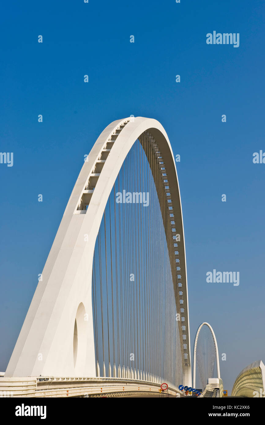 Calatrava bridge, Reggio Emilia, Italy Stock Photo - Alamy