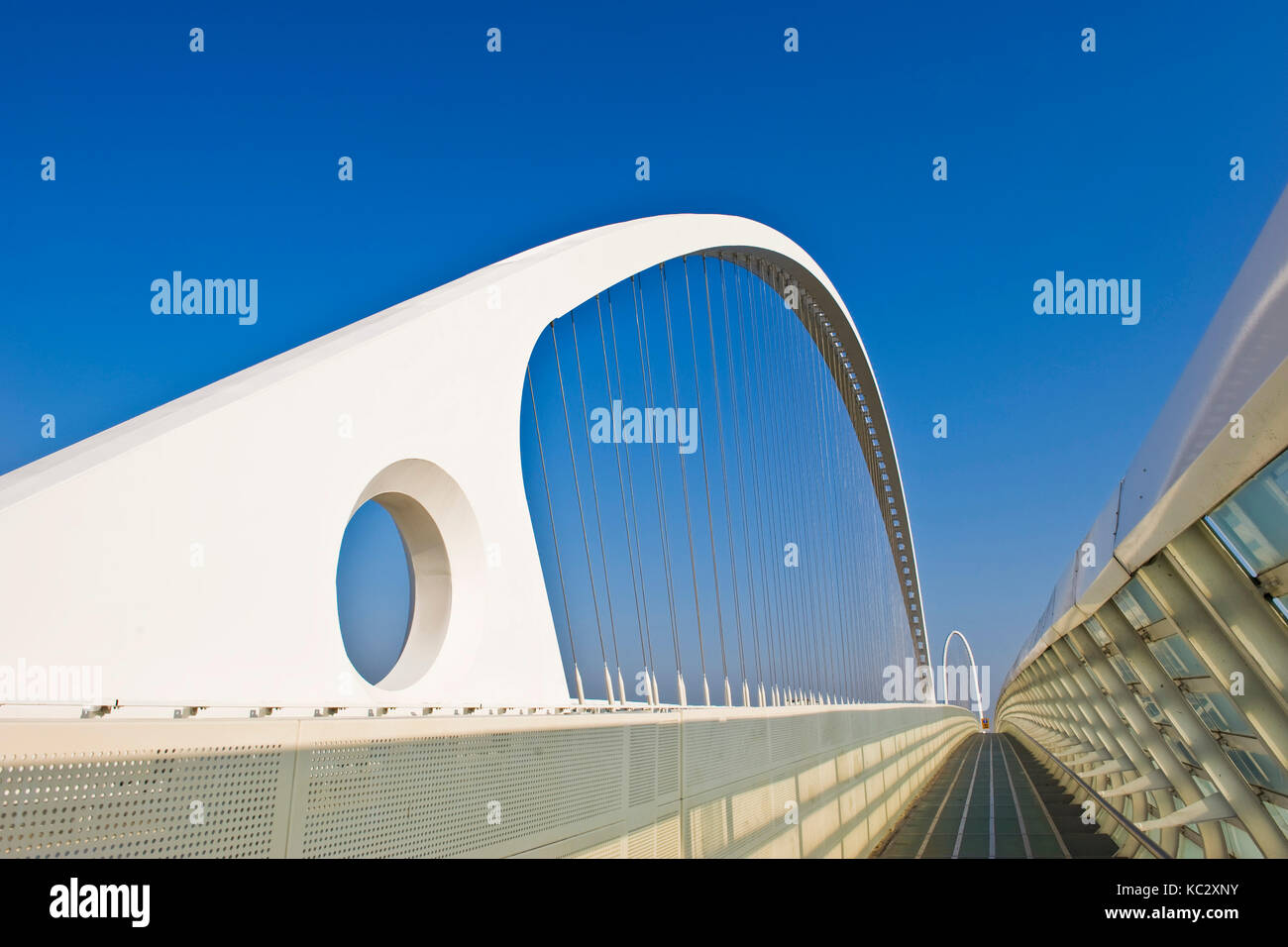 Calatrava bridge, Reggio Emilia, Italy Stock Photo - Alamy