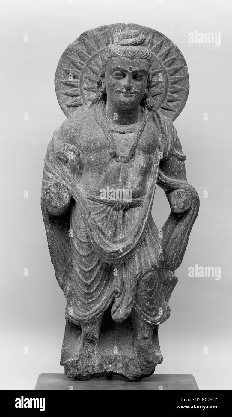 Gandhara sculpture Black and White Stock Photos & Images - Alamy