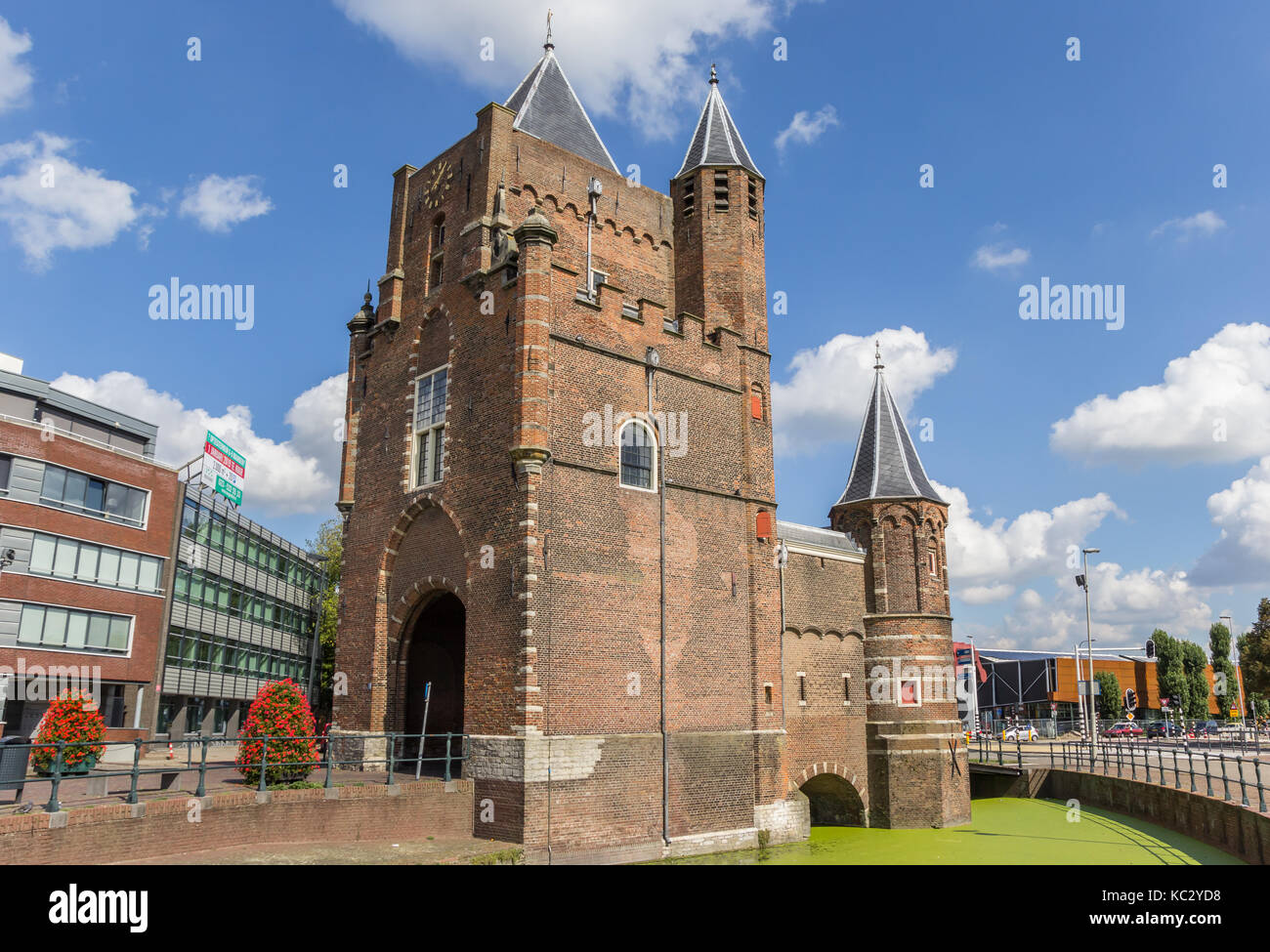 Old city gate Amsterdamse Poort in Haarlem, Netherlands Stock Photo - Alamy