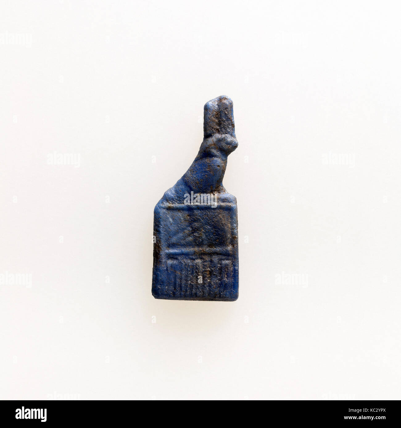 Amulet of serekh sign surmounted by archaic falcon, 525–30 BC Stock ...