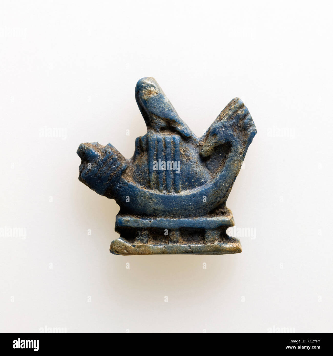 Henu barque amulet, Late Period–Ptolemaic Period, 525–30 BC, From Egypt ...