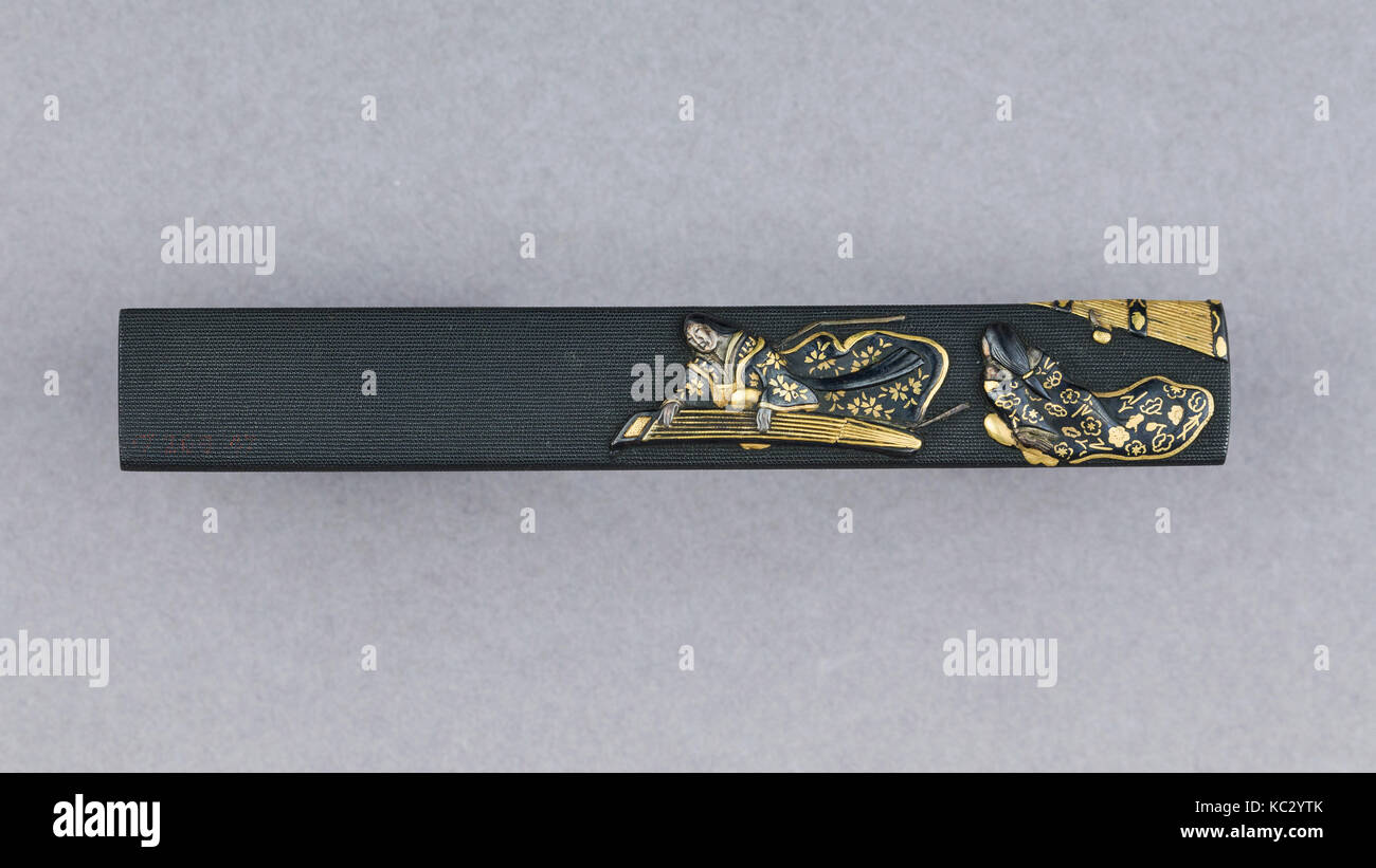Knife Handle (Kozuka), 18th century, Japanese, Copper-gold alloy ...