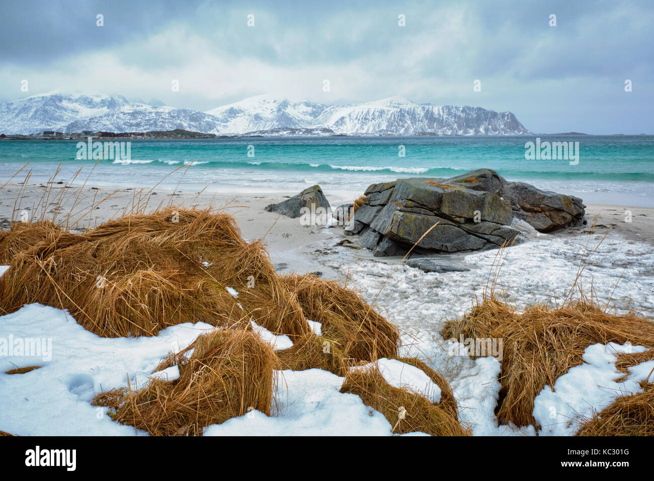 Lofoten islands landscape Stock Photo - Alamy