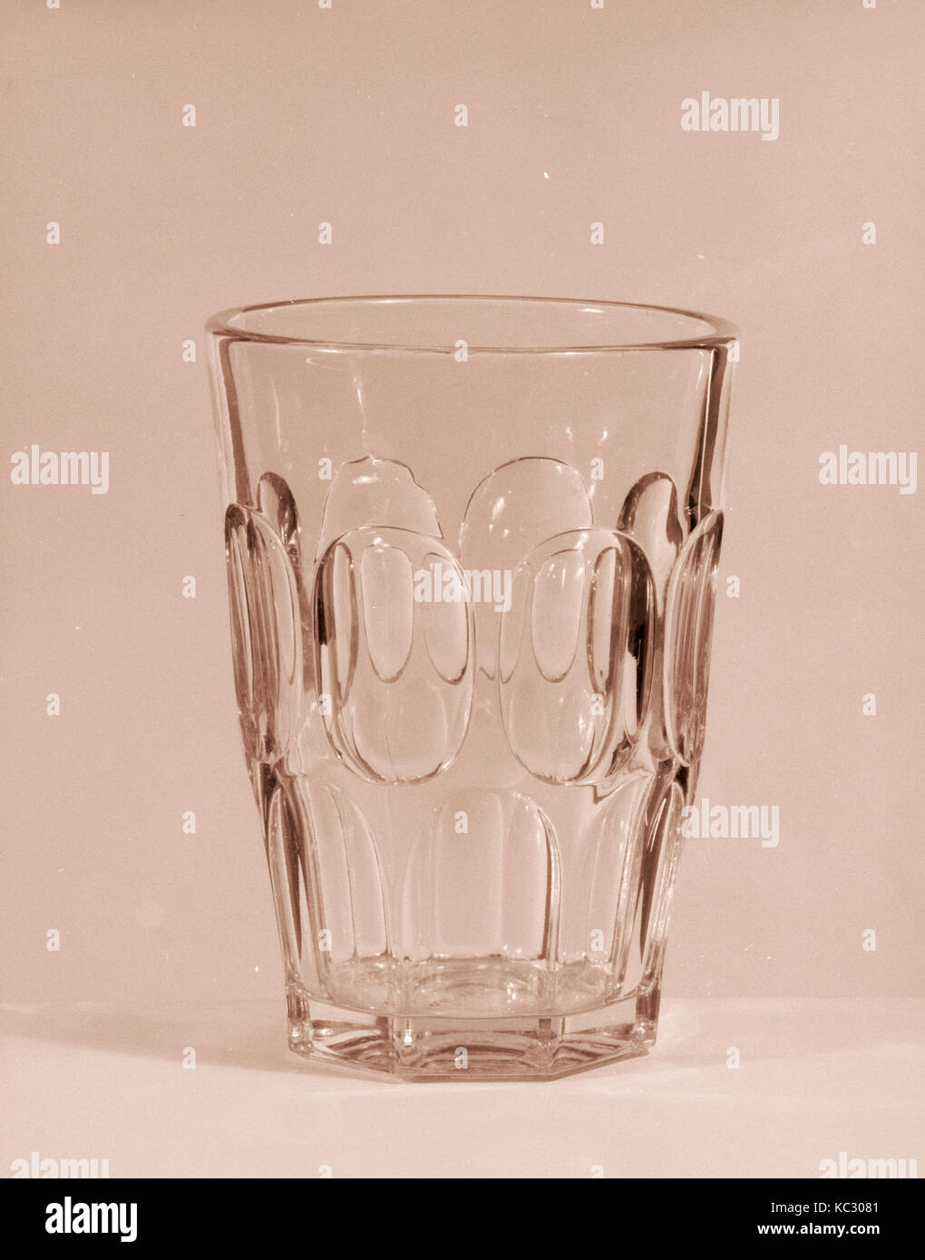 Flip Glass, 1830–70, Made in United States, American, Pressed glass, H ...