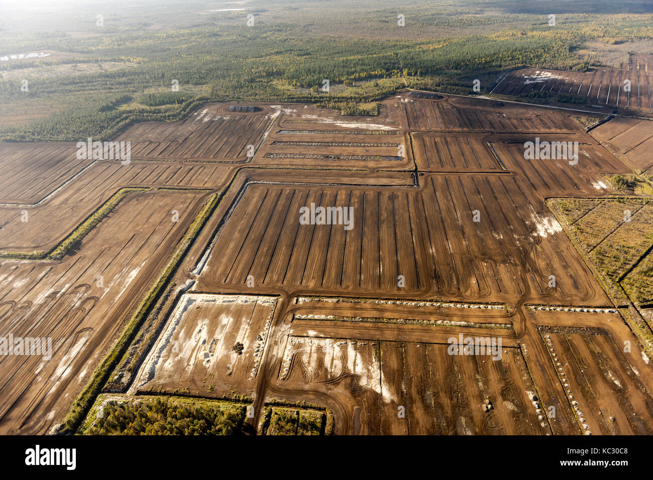 Peat production hi-res stock photography and images - Alamy