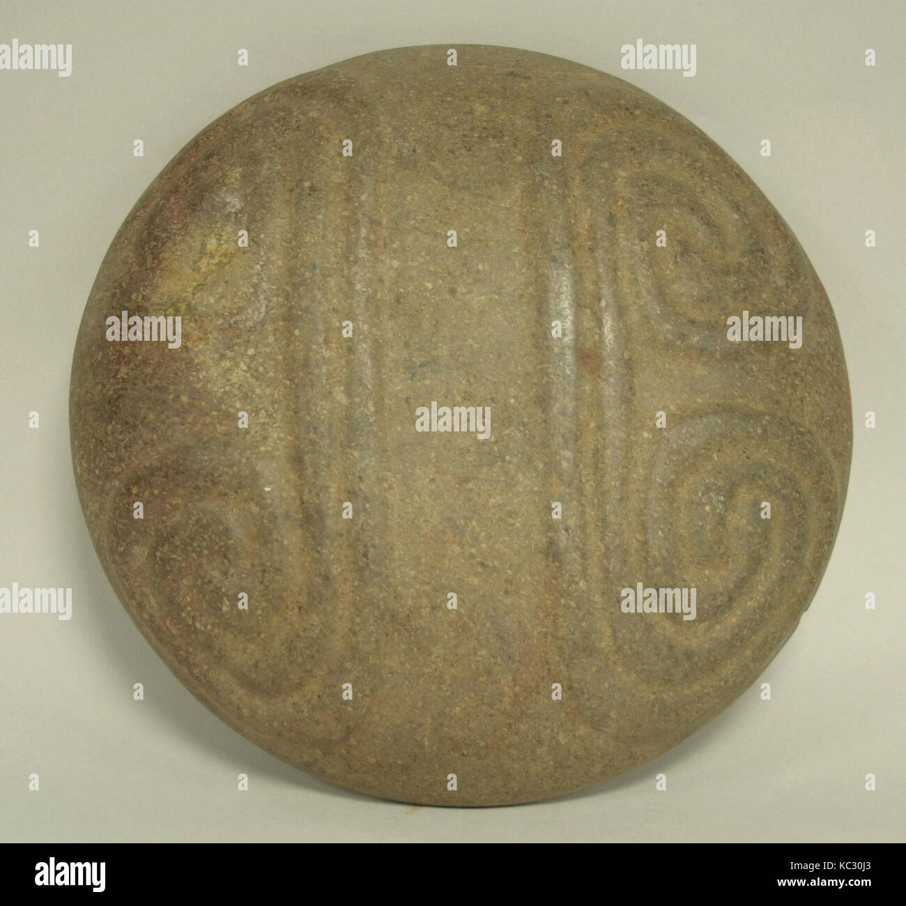 Plate, before 15th century, Peru, Peru; South Highlands (?), Stone, H ...