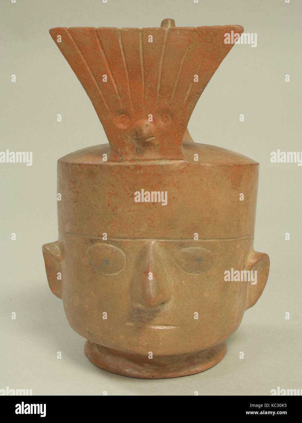 Bridge and Spout Face Bottle, before 16th century, Peru, Peru; north ...