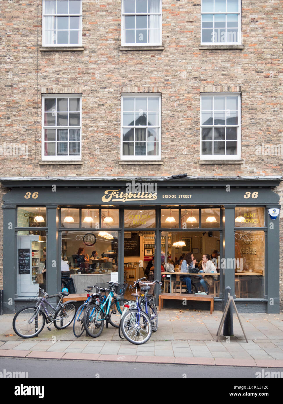 The new Fitzbillies restaurant and cafe in Bridge Street Cambridge UK ...