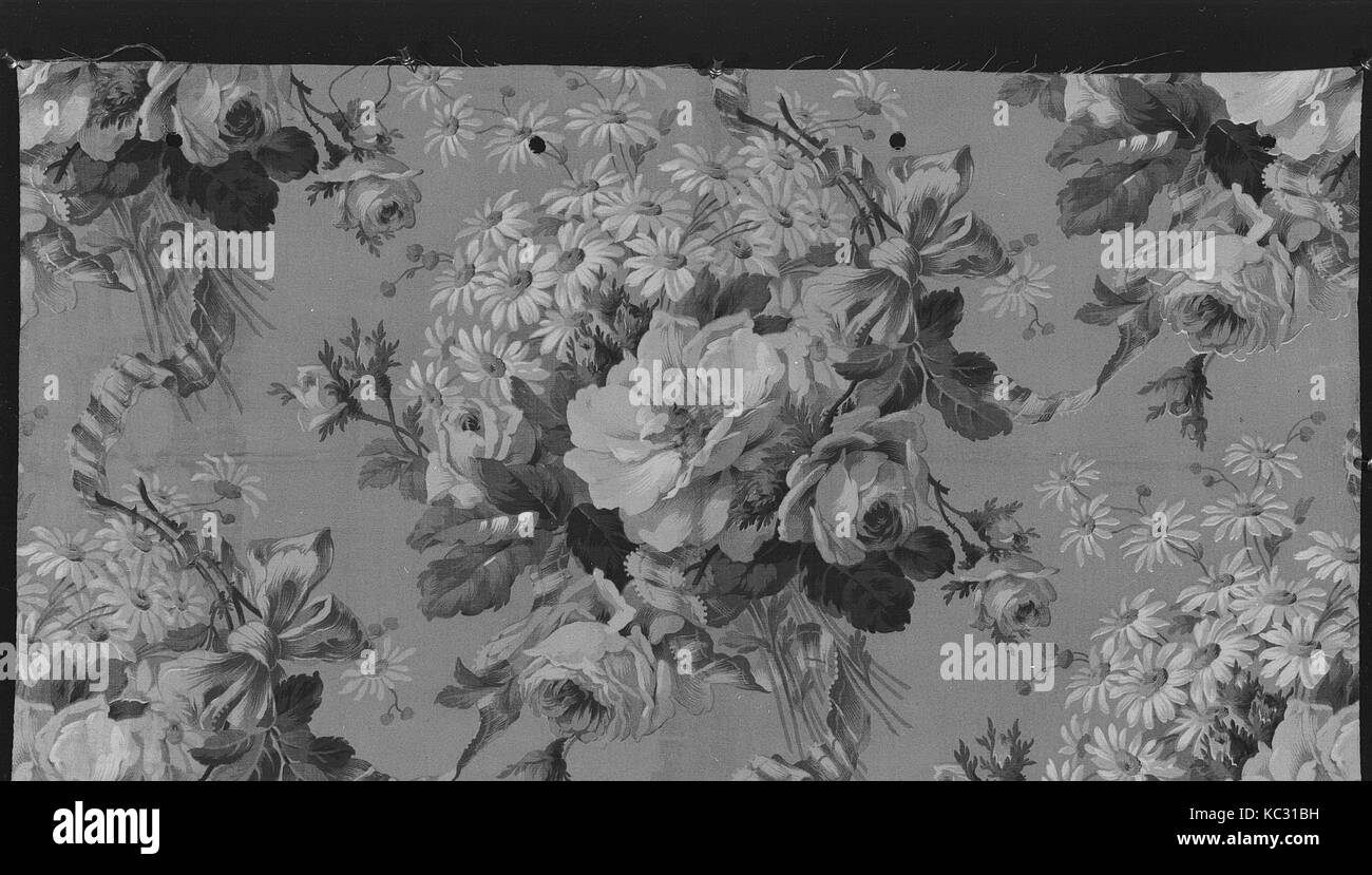 Piece, ca. 1890, British, Cotton, L. 17 3/4 x W. 32 inches (loom width ...