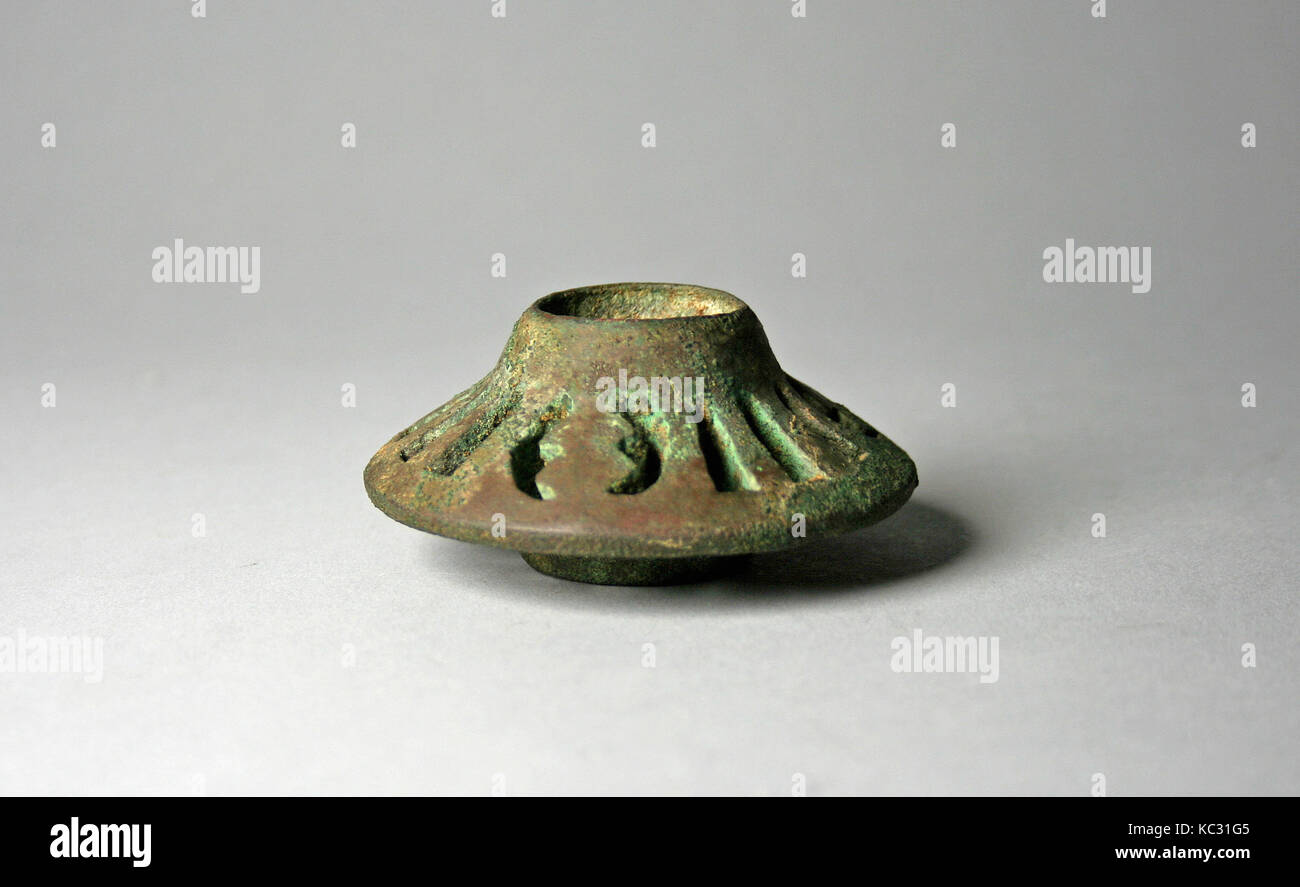Copper Openwork Mace Head, 3rd century B.C.–A.D. 2nd century Stock ...