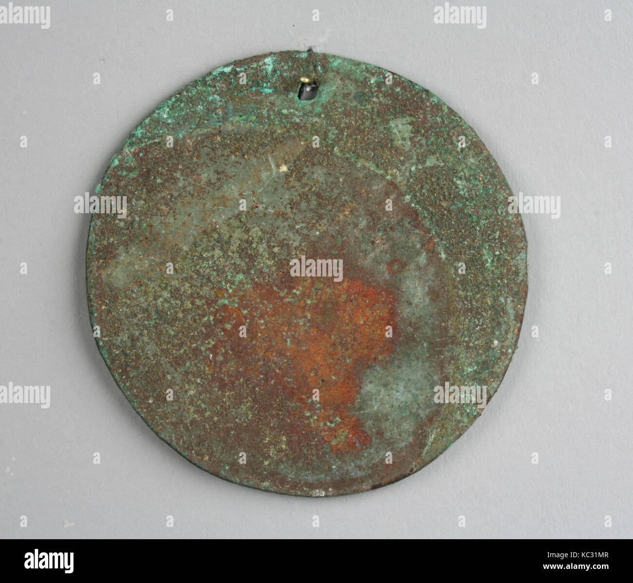 Round Plaque, 3rd century B.C.–A.D. 2nd century, Peru, Vicús, Copper ...