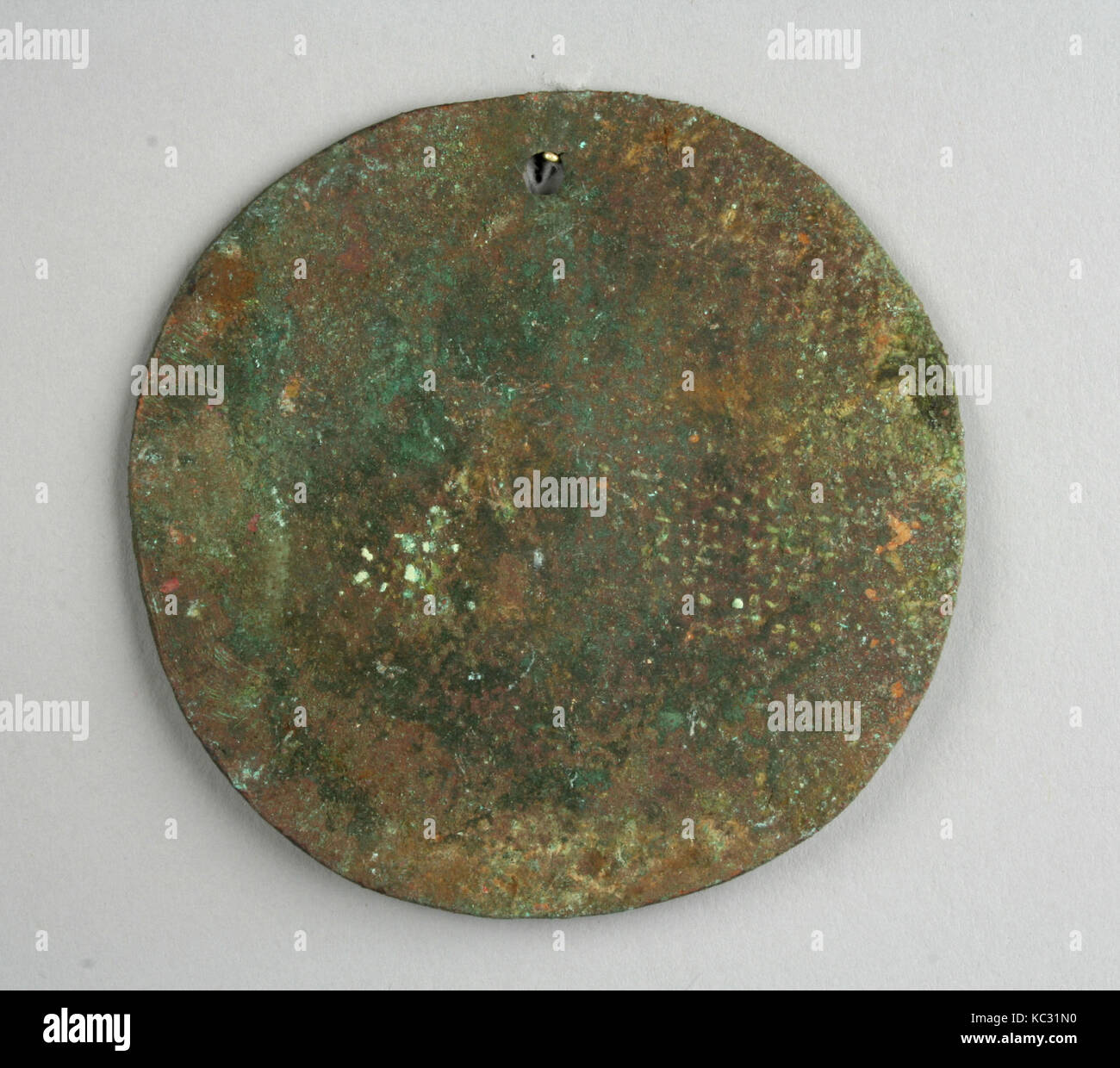 Round Plaque, 3rd century B.C.–A.D. 2nd century, Peru, Vicús, Copper ...