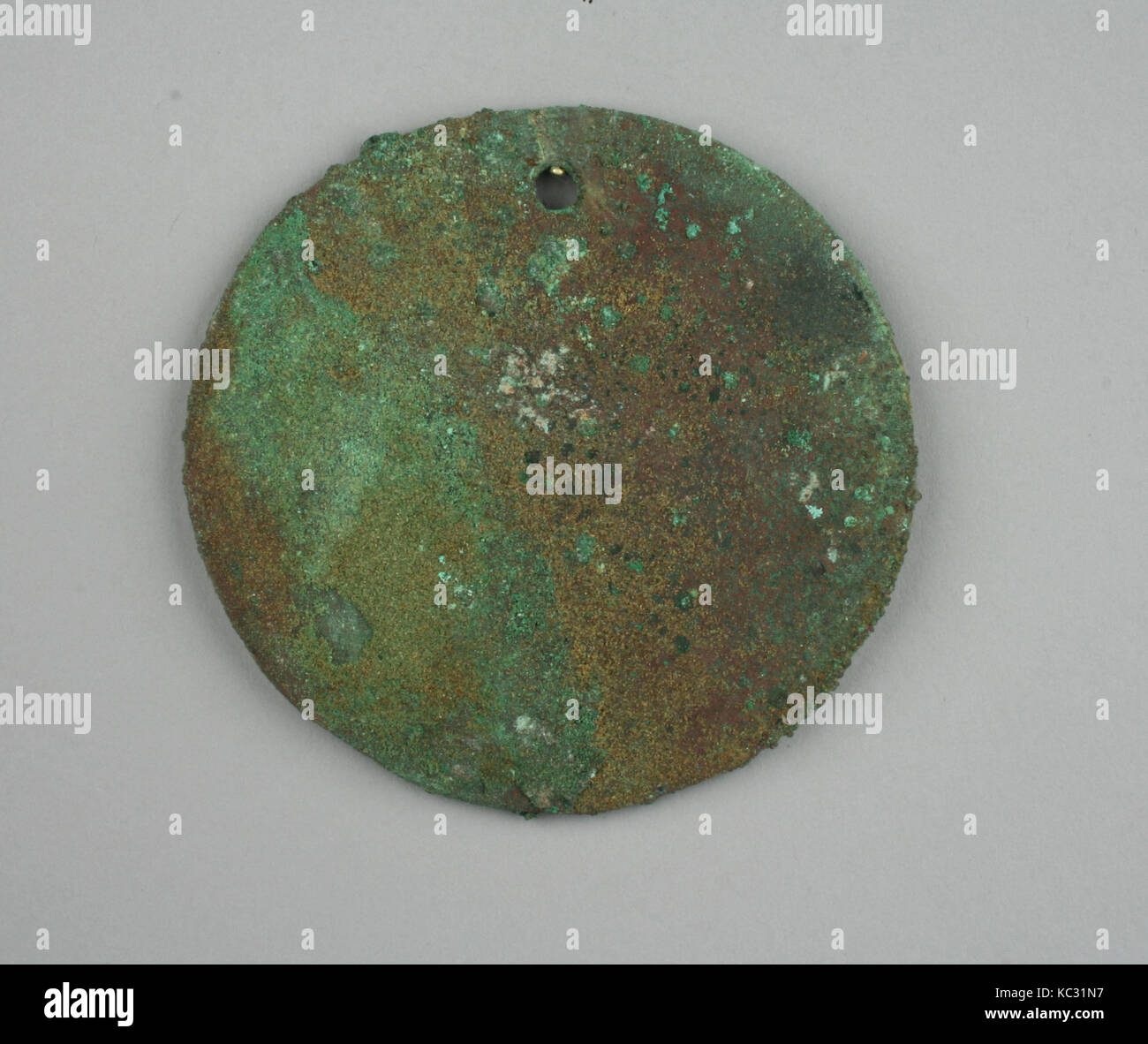 Round Plaque, 3rd century B.C.–A.D. 2nd century, Peru, Vicús, Copper ...