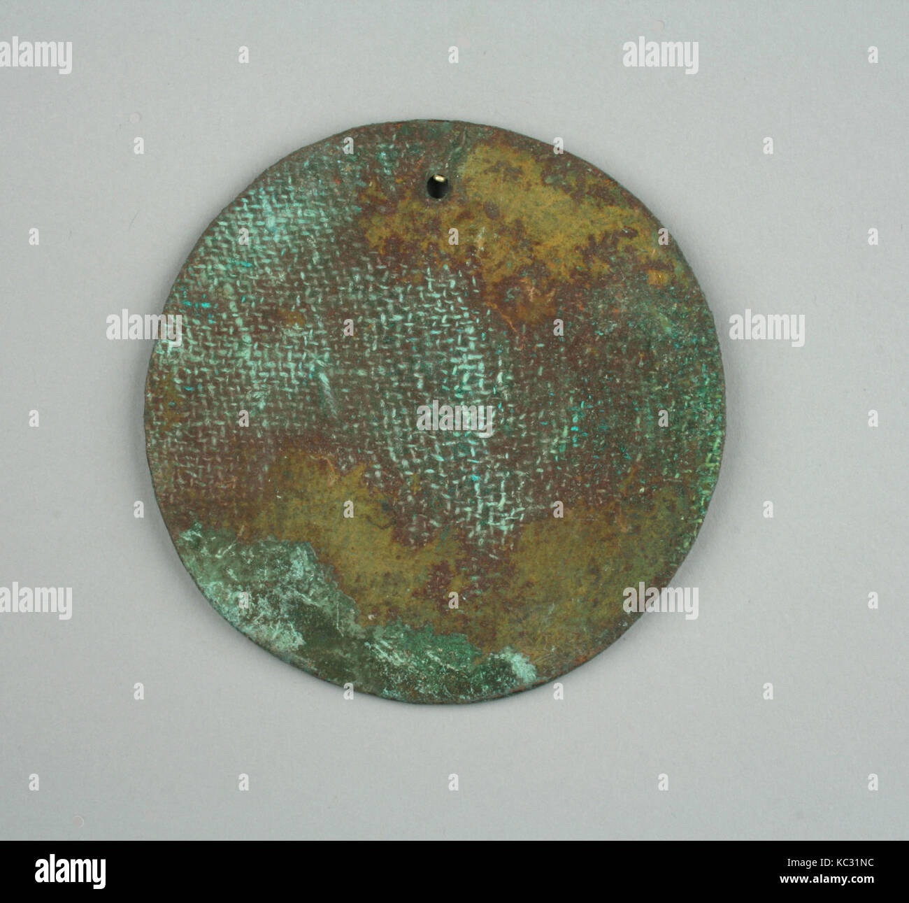 Round Plaque, 3rd century B.C.–A.D. 2nd century, Peru, Vicús, Copper ...