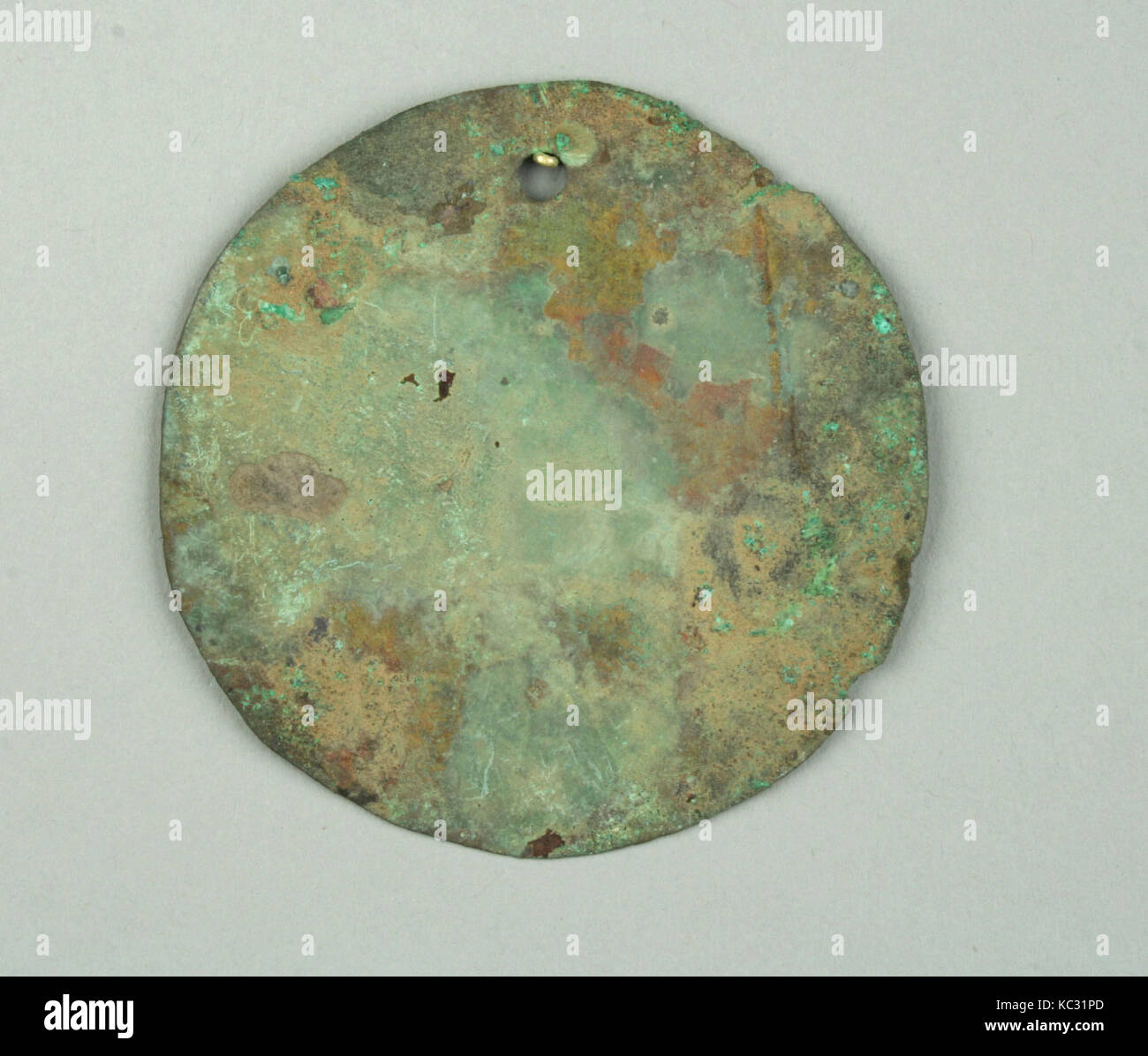 Round Plaque, 3rd century B.C.–A.D. 2nd century, Peru, Vicús, Copper ...
