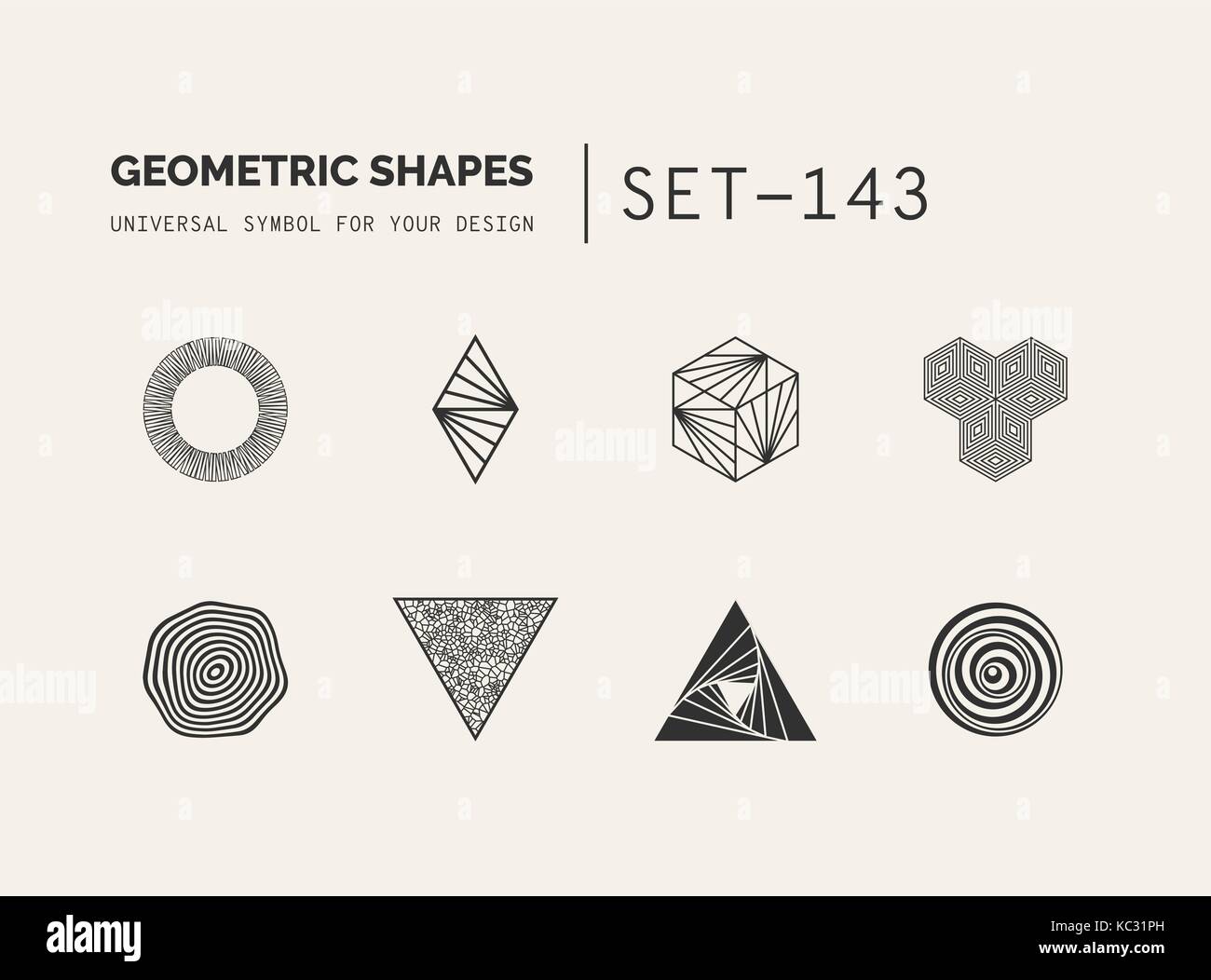 Set of universal minimal geometric Stock Vector Image & Art - Alamy