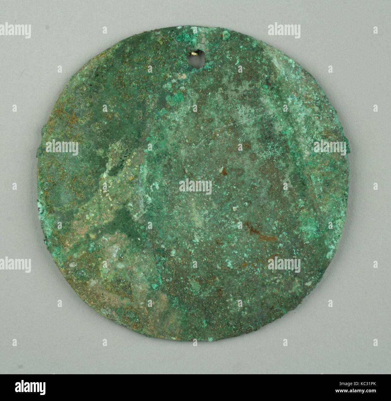 Round Plaque, 3rd century B.C.–A.D. 2nd century, Peru, Vicús, Copper ...