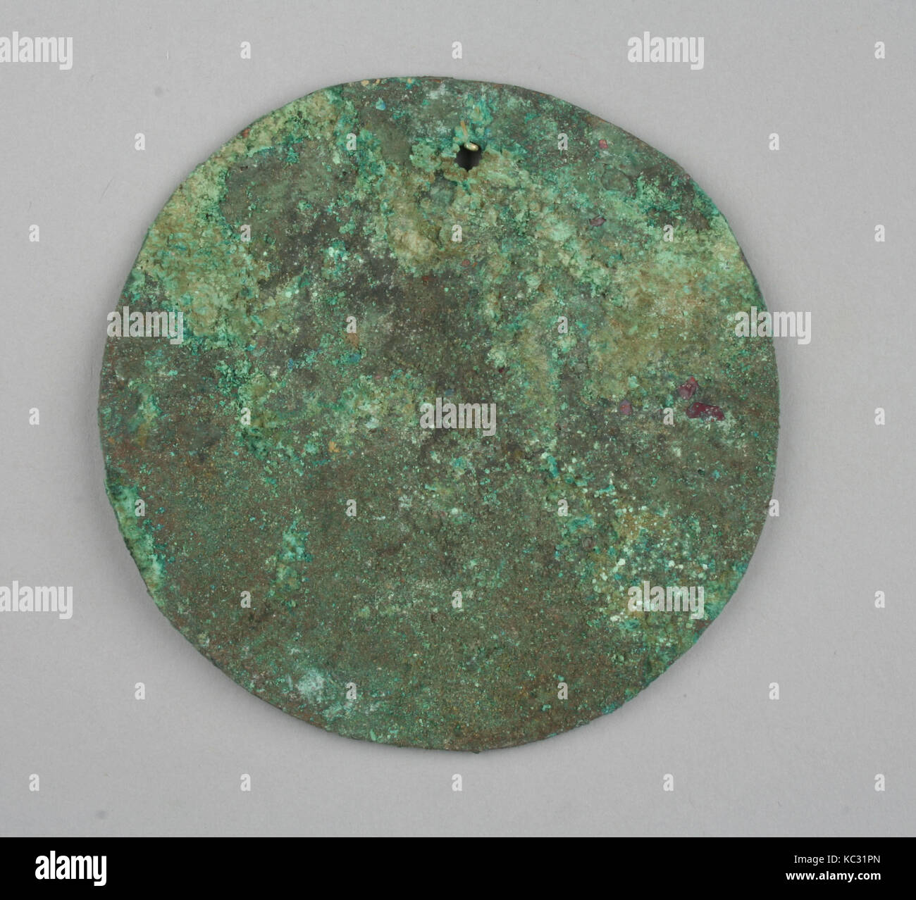 Round Plaque, 3rd century B.C.–A.D. 2nd century, Peru, Vicús, Copper ...