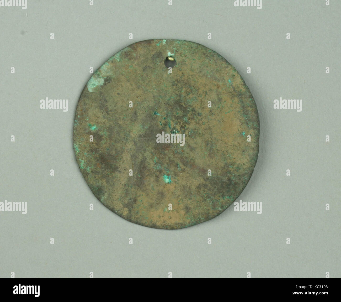 Round Plaque, 3rd century B.C.–A.D. 2nd century, Peru, Vicús, Copper ...