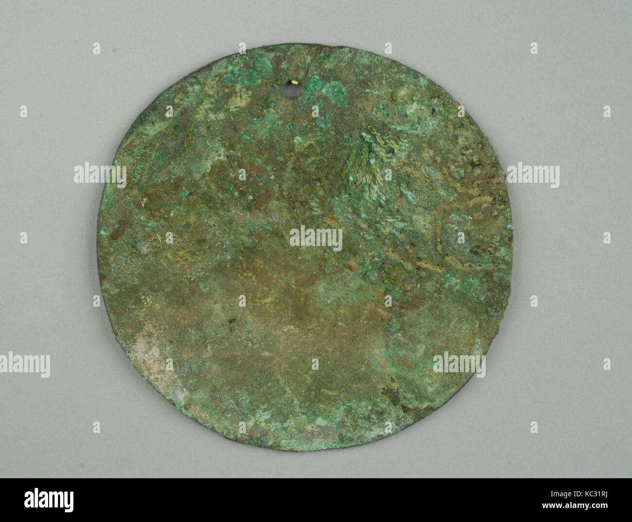 Round Plaque, 3rd century B.C.–A.D. 2nd century, Peru, Vicús, Copper ...