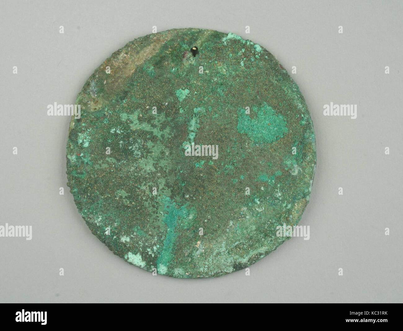 Round Plaque, 3rd century B.C.–A.D. 2nd century, Peru, Vicús, Copper ...